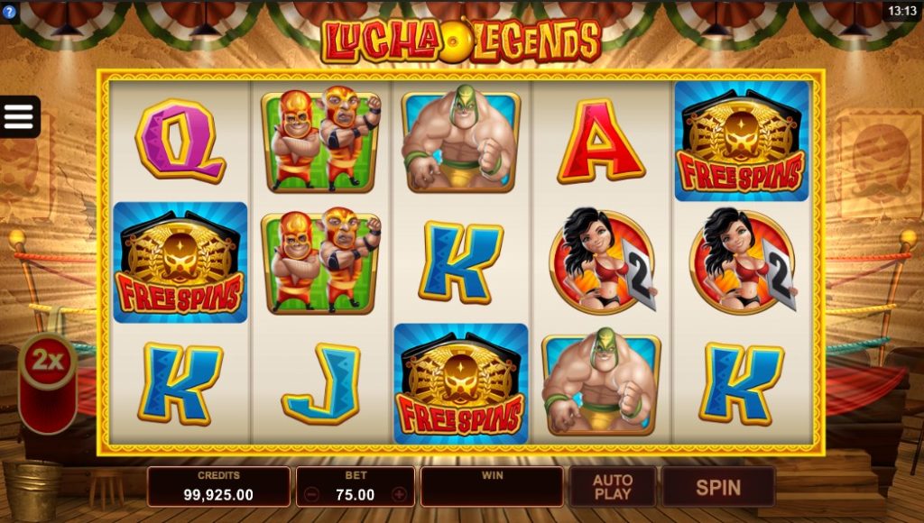 Slot machine Lucha Legends play for free